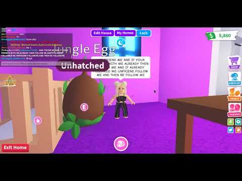 Adopt Me Jungle Egg Giveaway! - YouTube