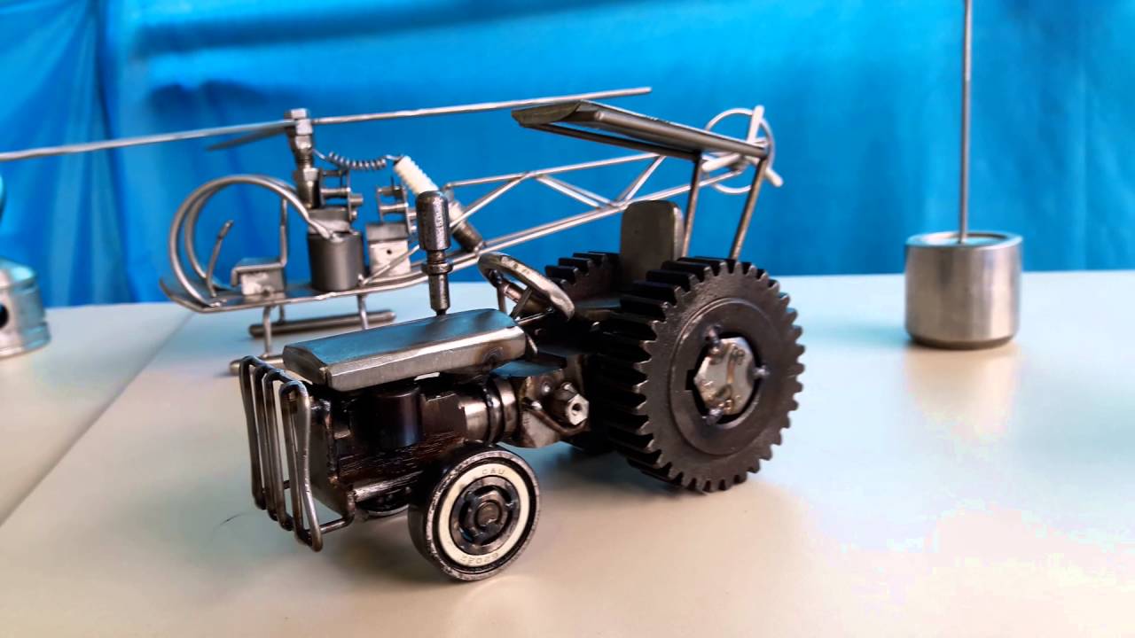 MINIATURAS FEITAS COM SUCATA DE METAL... ARTE EM METAL BY CASÉ - YouTube