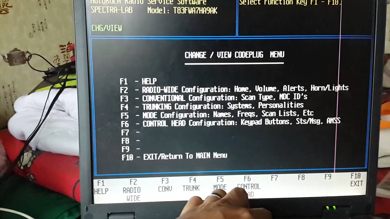 Scan Motorola spectra hi power - YouTube
