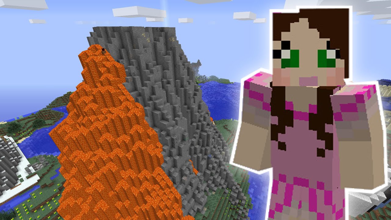Minecraft: HUGE VOLCANO MISSION! - Custom Mod Challenge [S8E57] - YouTube