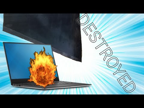 How to destroy an old computer! GUILLOTINE VS COMPUTER! - YouTube