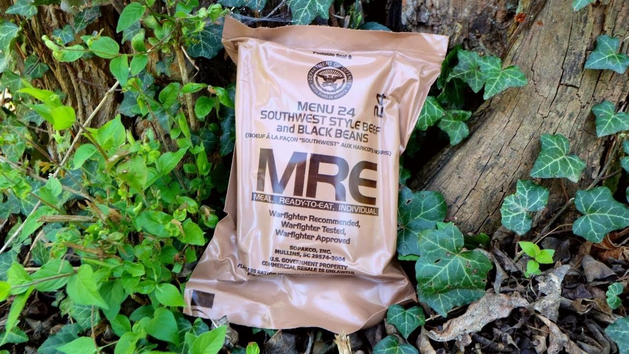 SPICY BEEF & BEANS #24 MRE - YouTube