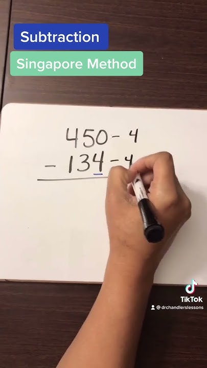 Subtraction (Singapore Method) #mathlesson #teachersofyoutube # ...