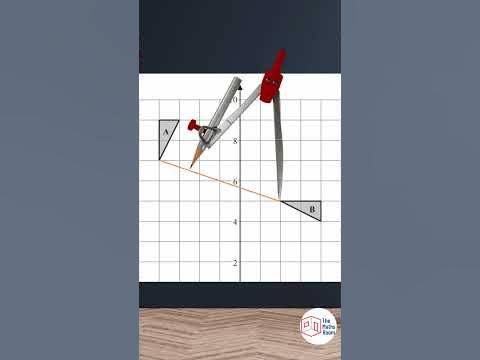 Quick and easy way to find the Centre of rotation #shorts #igcsemaths ...