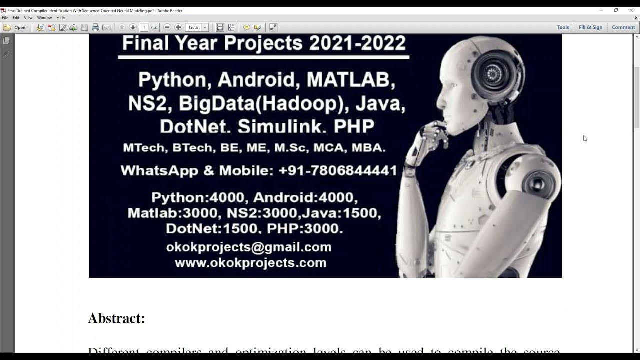 Fine Grained Compiler Identification With Sequence Oriented Neural Modeling - YouTube