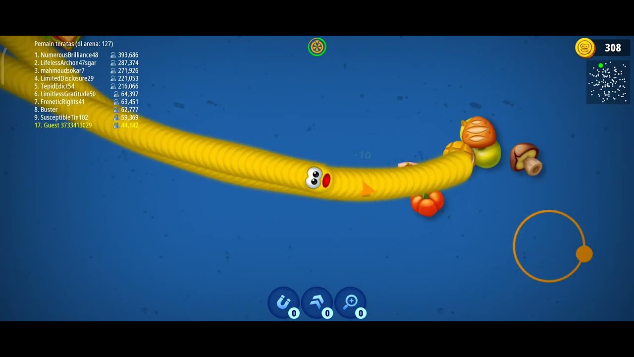 cacing raksasa @GameCacing - YouTube