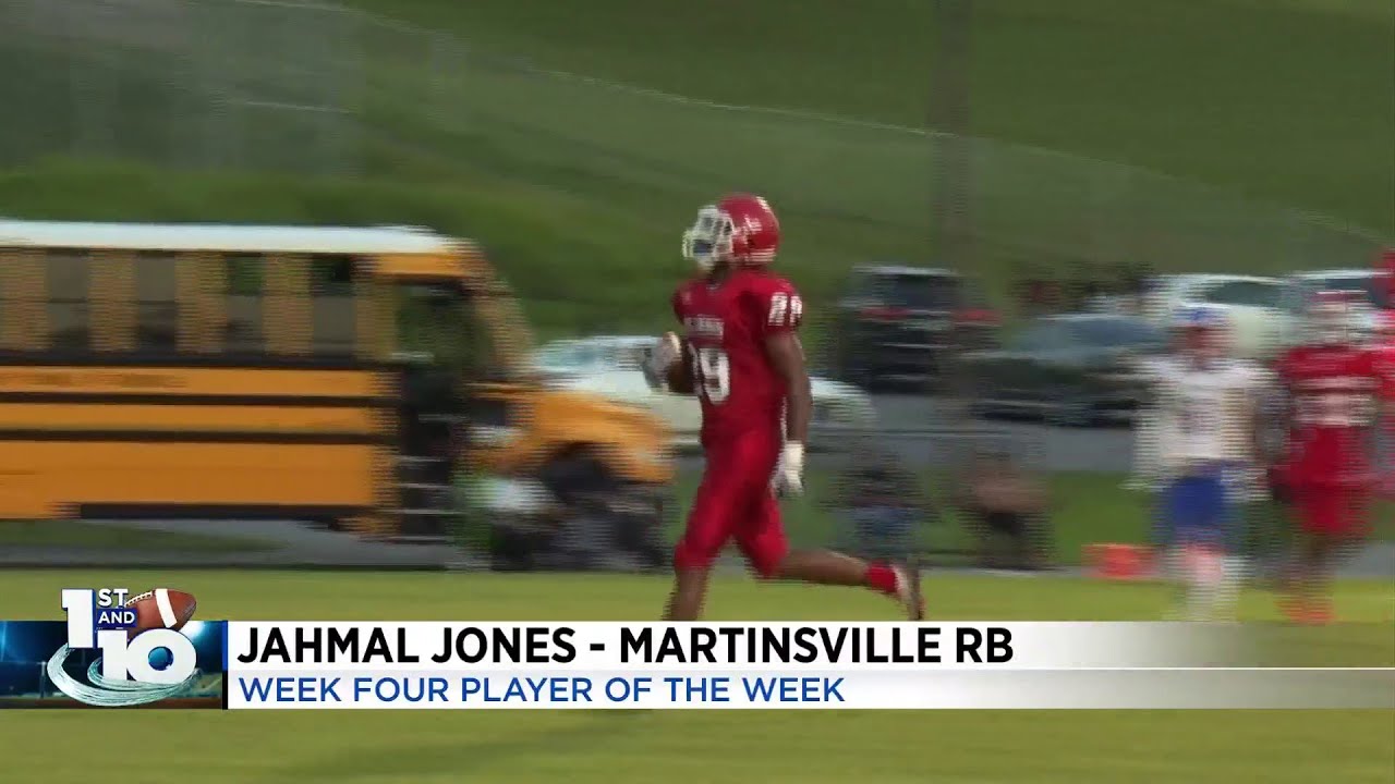 POW: Week 4 Jahmal Jones Martinsville RB - YouTube