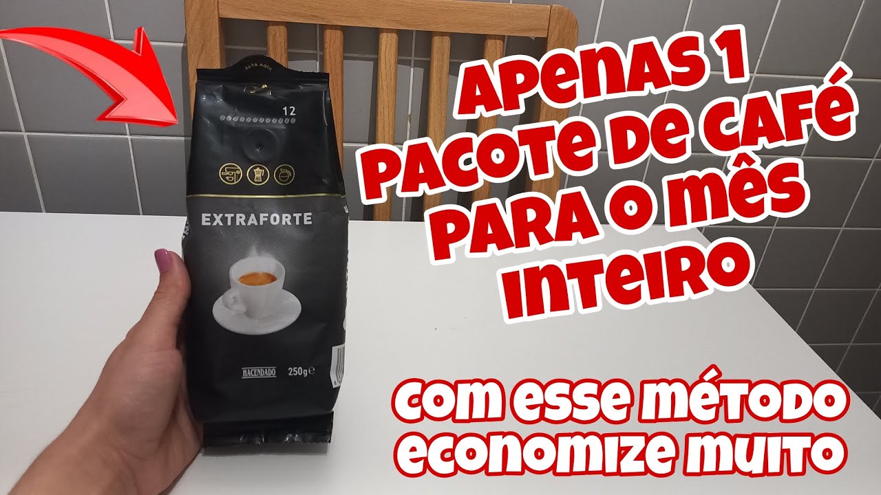 Faça seu café durar mais/ café para o mês inteiro com apenas um pacote ...