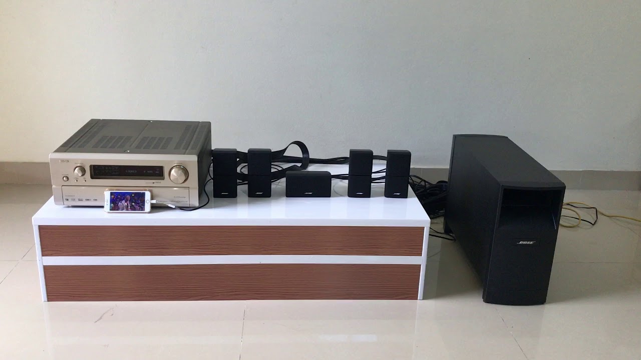 Bose am 10 seri iv + Denon avc-a11sr - YouTube