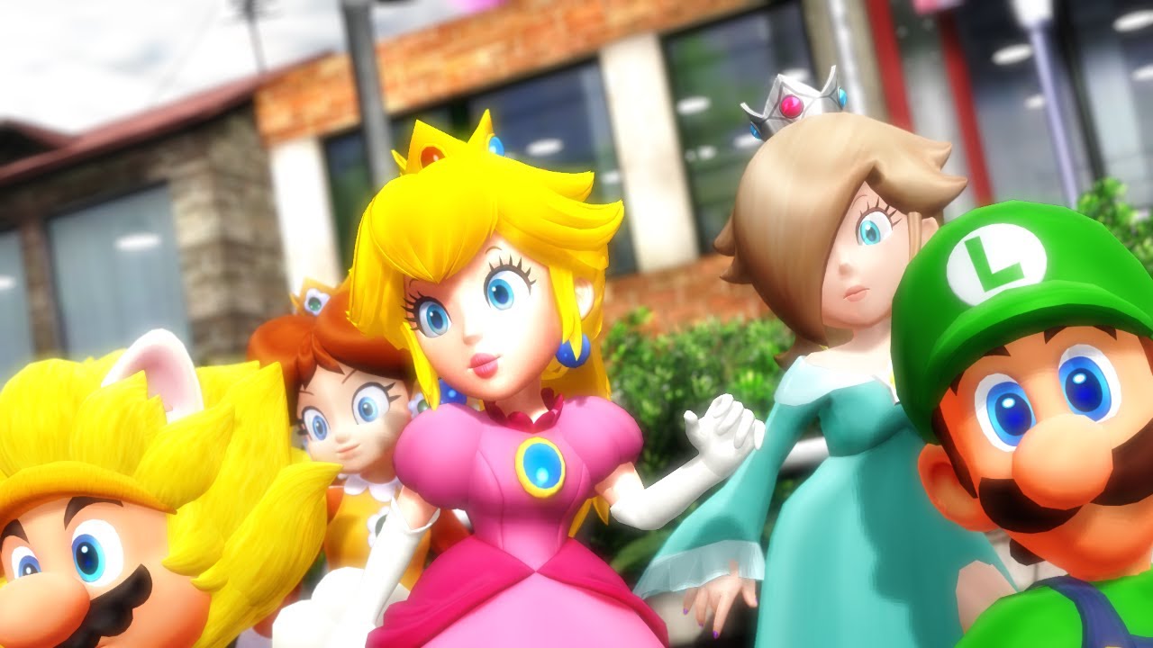 [mmd] ai kotoba super mario - YouTube