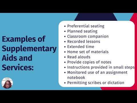 IEP - Services Page - Supplementary Aids and Services - YouTube