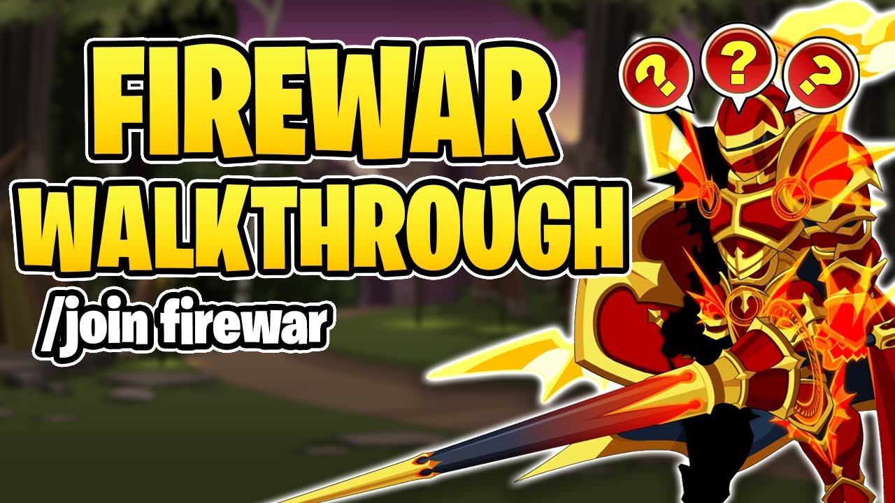 Firewar Quest Walkthrough /join firewar - AQW - YouTube
