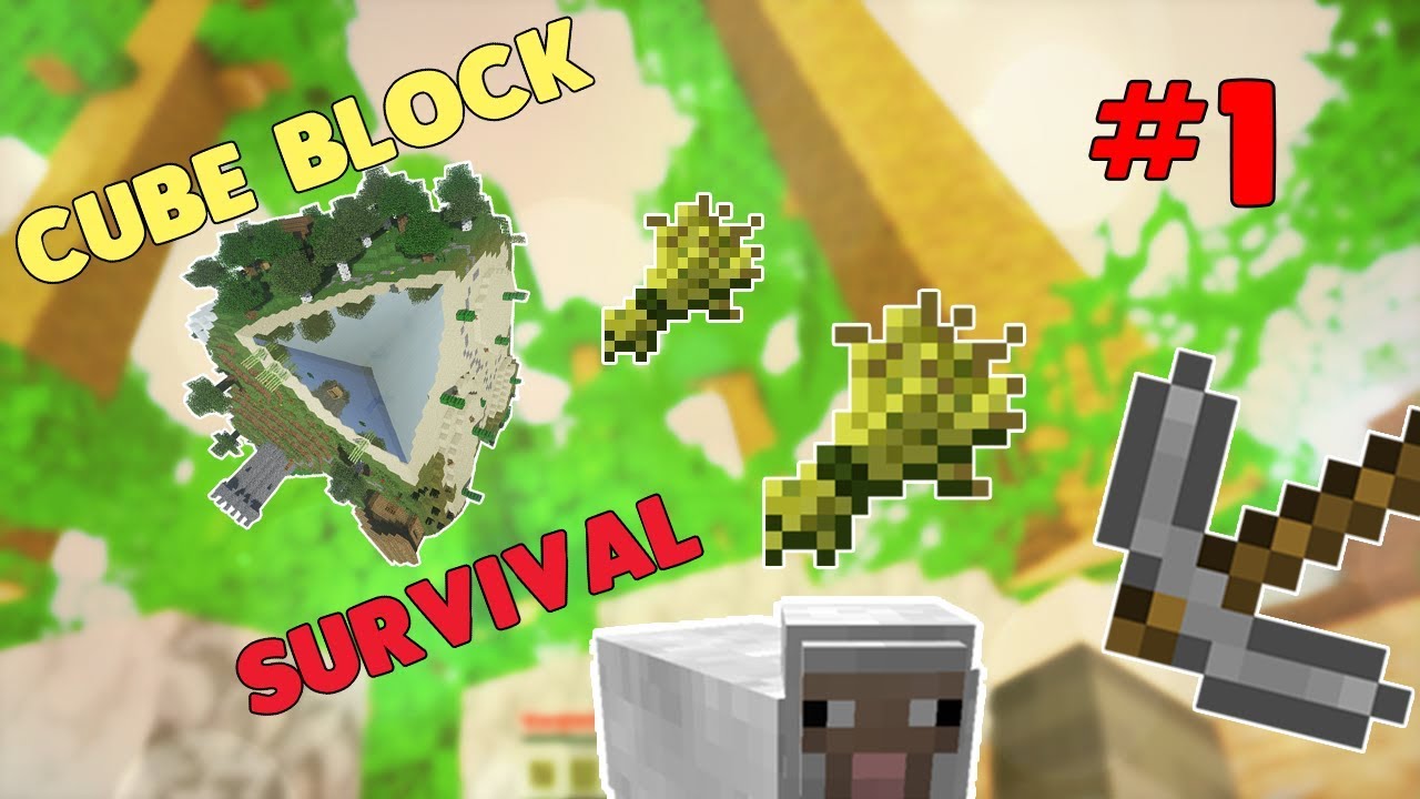 NAUJAS IŠLIKIMAS ANT KUBO? (Cube block survival) - YouTube