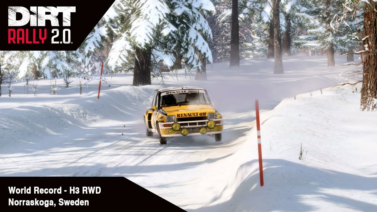 World Record, Norraskoga Sweden, Renault 5 Turbo (H3 rwd) 06:03.152 ...