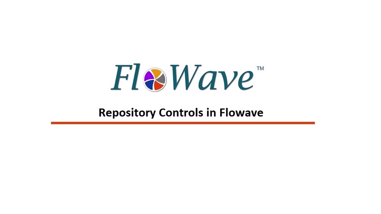 Using FloWave repository controls | FloWave | Par3software - YouTube