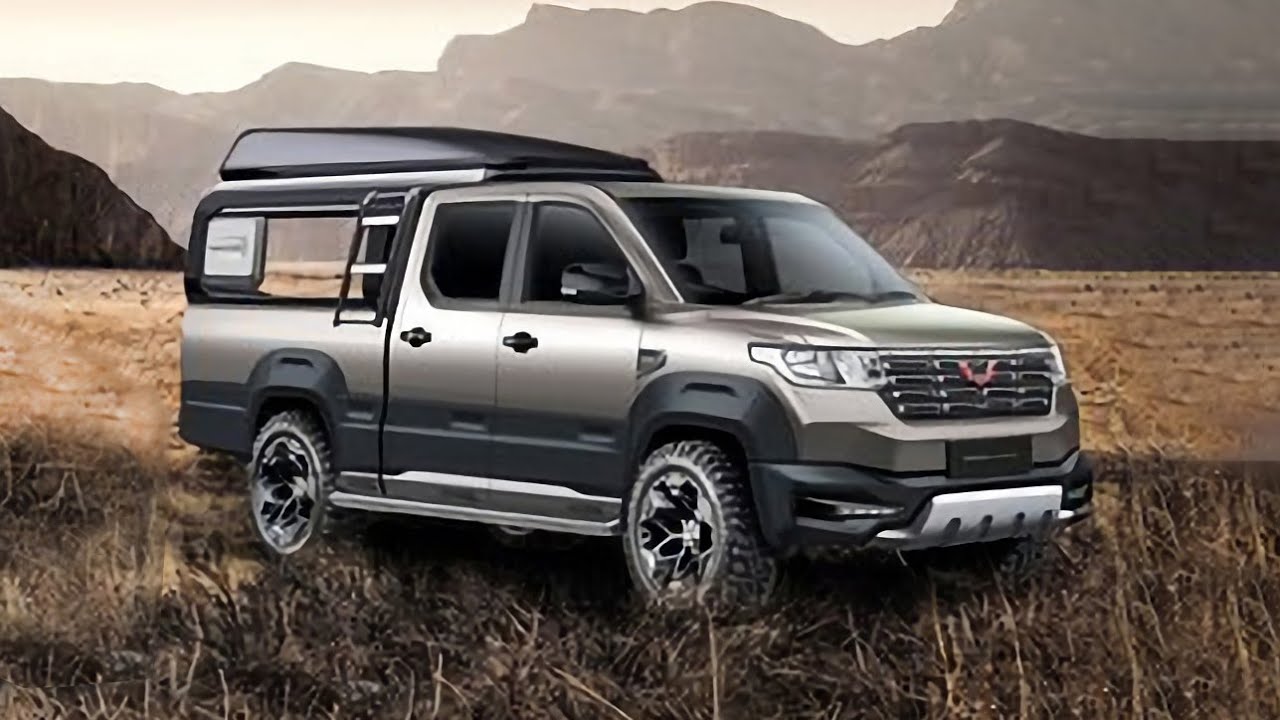 Wuling zhengtu pickup 2021|五菱首款皮卡將亮相，五種款式外觀超帥，旅行房車版最吸睛！ - YouTube