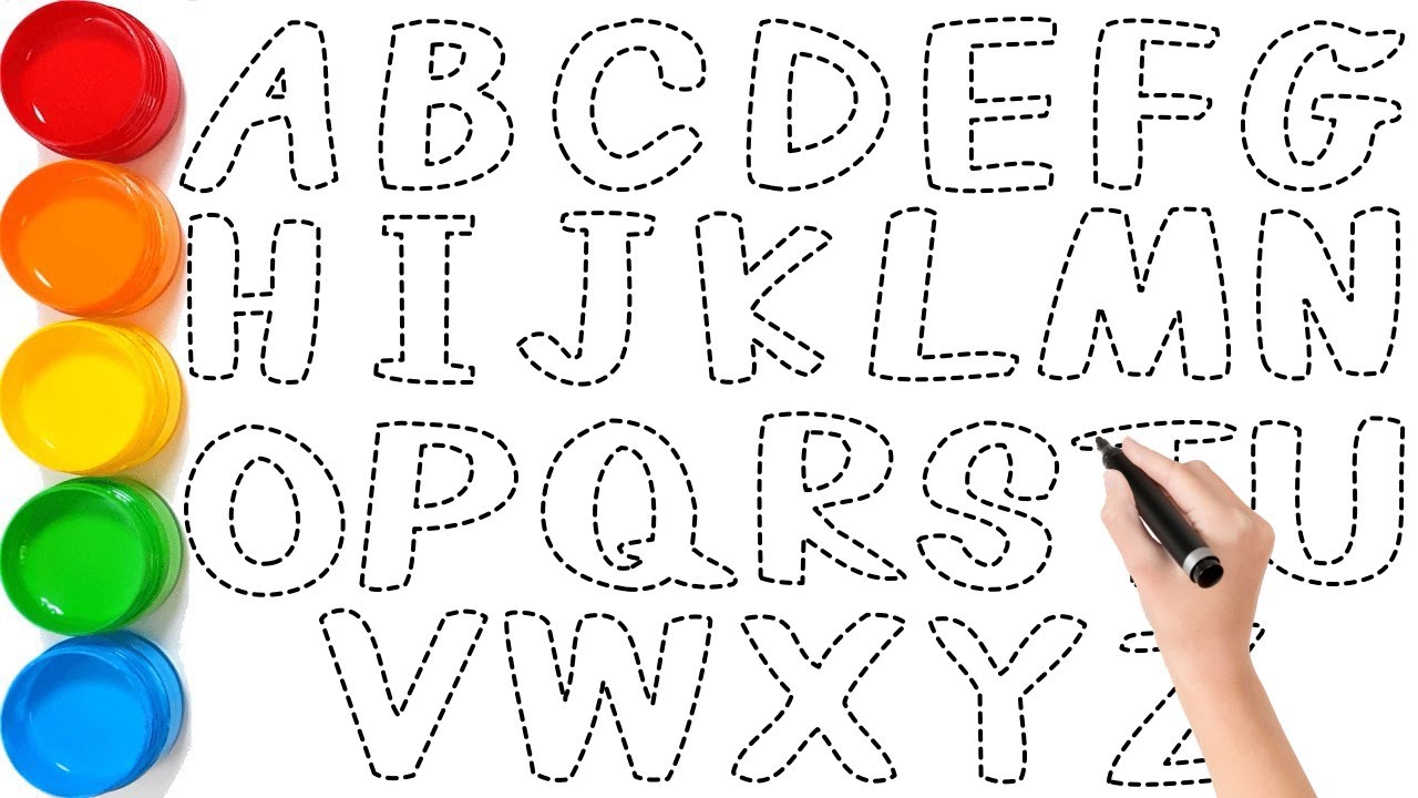 "ABC for Kids | Easy Drawing and Painting Alphabet A to Z | Fun ...