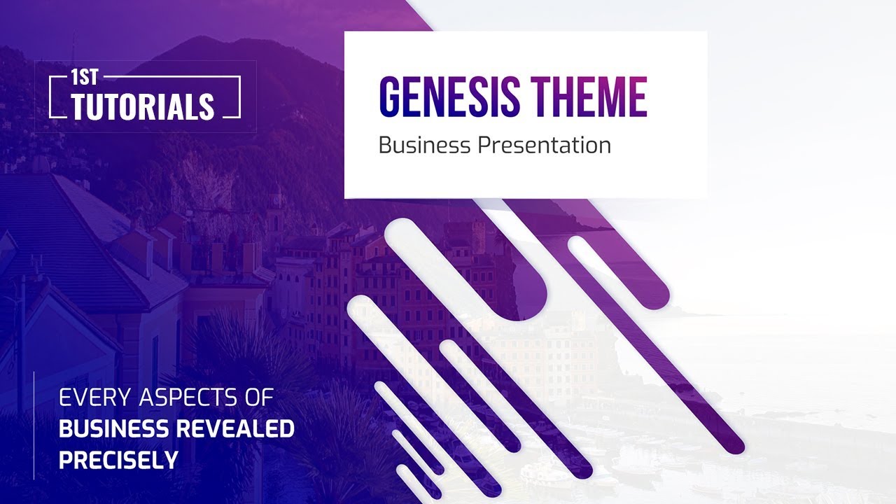 How to create a Creative Business Cover Slide Design in Microsoft ...