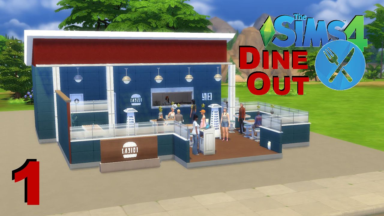 The Sims 4: Dine Out | Part 1: Dining Out with Alien Food!!! - YouTube