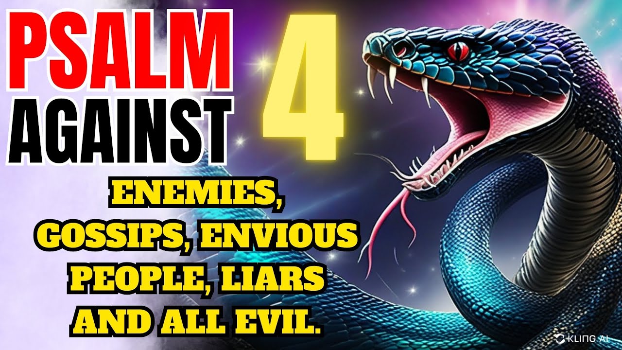 ⭐PSALM 4: VERY STRONG PRAYER TO DESTROY ENEMIES, GOSSIPERS, ENVY PEOPLE ...
