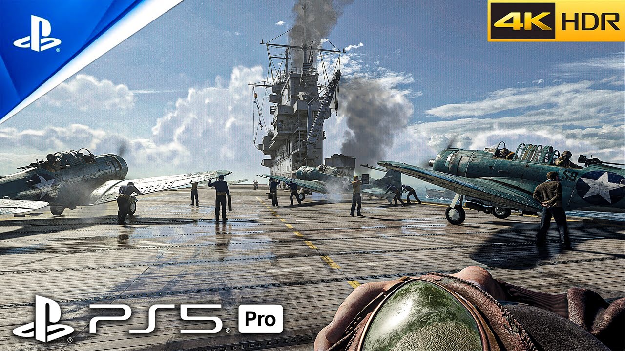 (PS5 PRO) BATTLE OF MIDWAY 1943 | Immersive Realistic Graphics Gameplay ...