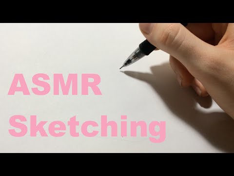 ASMR - Drawing in pencil - YouTube