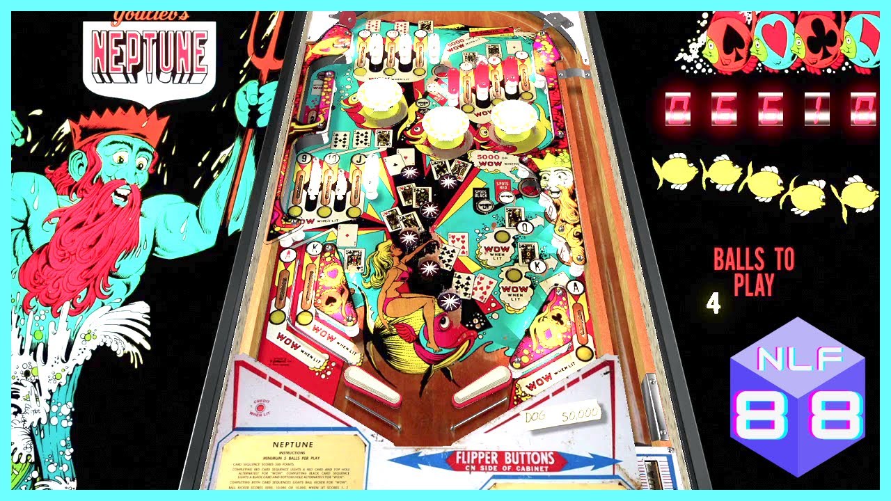 Neptune VPX (Gottlieb, 1978) | Visual Pinball X - YouTube