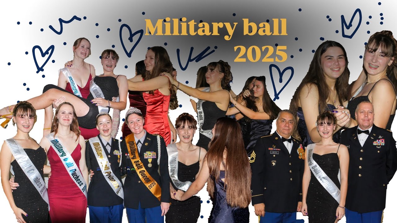 Military ball 2025. GRWM for milball and let the party start - YouTube