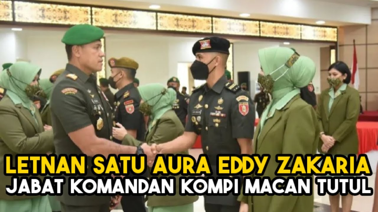 Letnan Satu Kavaleri Auro Eddy Resmi Jabat Komandan Kompi Macan Tutul ...