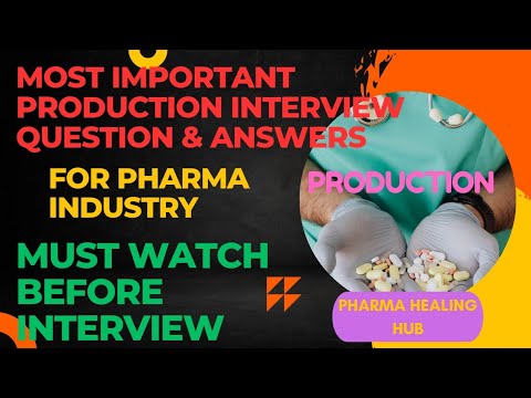 Pharma production interview question and answers || Pharma Production ...