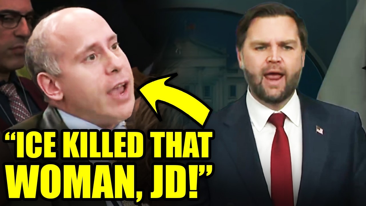 JD Vance ERUPTS After Reporter CHALLENGES His Defense of ICE - YouTube