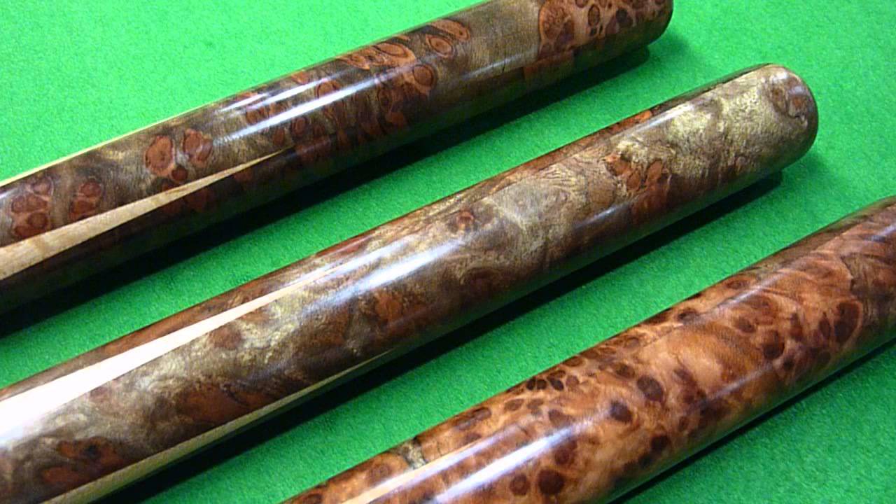 1pc Phoenix Supreme 21 hand spliced snooker cue with exotic Chamfor ...