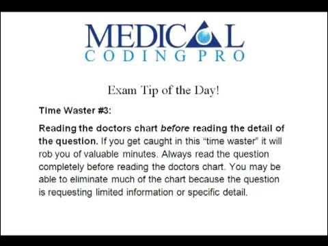 Medical Coding Exam Tip #3 - YouTube