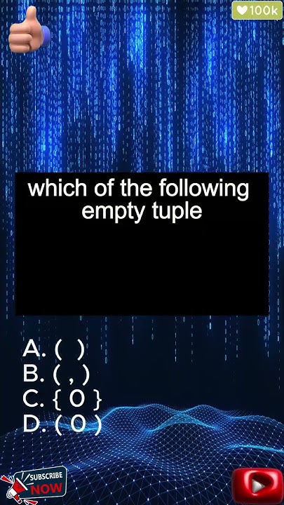 New Python Tuple Question That Will Make You Rethink Everything Python Coding Learn For