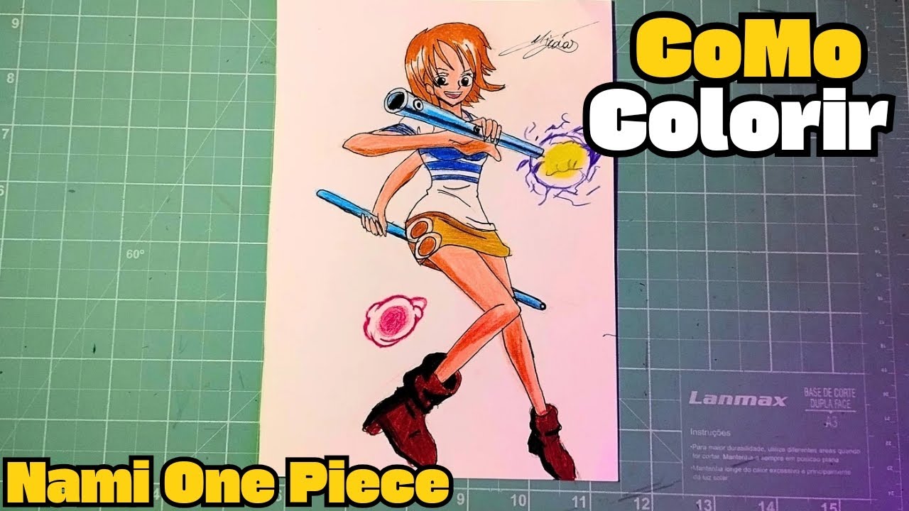 COMO DESENHAR NAMI DE ONE PIECE TUTORIAL PASSO A PASSO PARTE 2 - YouTube