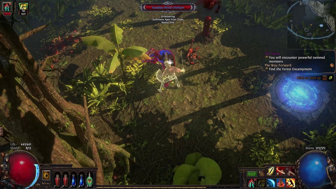 Path of Exile - ACT II - Find the Forest Encampment - YouTube