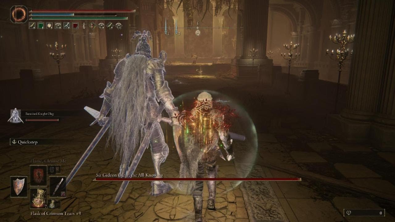ELDEN RING Sir Gideon Ofnir Boss Fight. - YouTube
