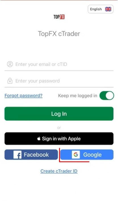 How Do I Add A Trading Account To Topfx Ctrader Mobile Ctrader App Youtube