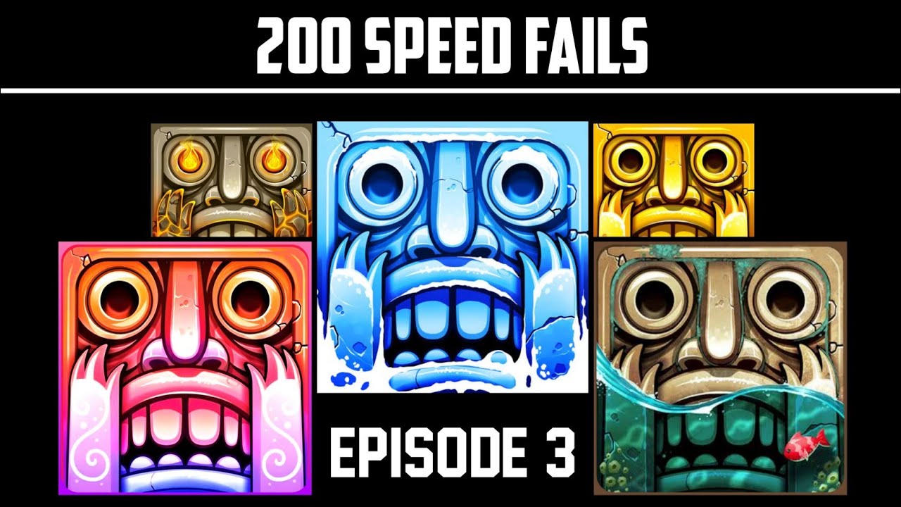 Temple Run 2 FUNNY FAILS 200 Speed EP3 |Frozen Shadows,Holi Festival ...