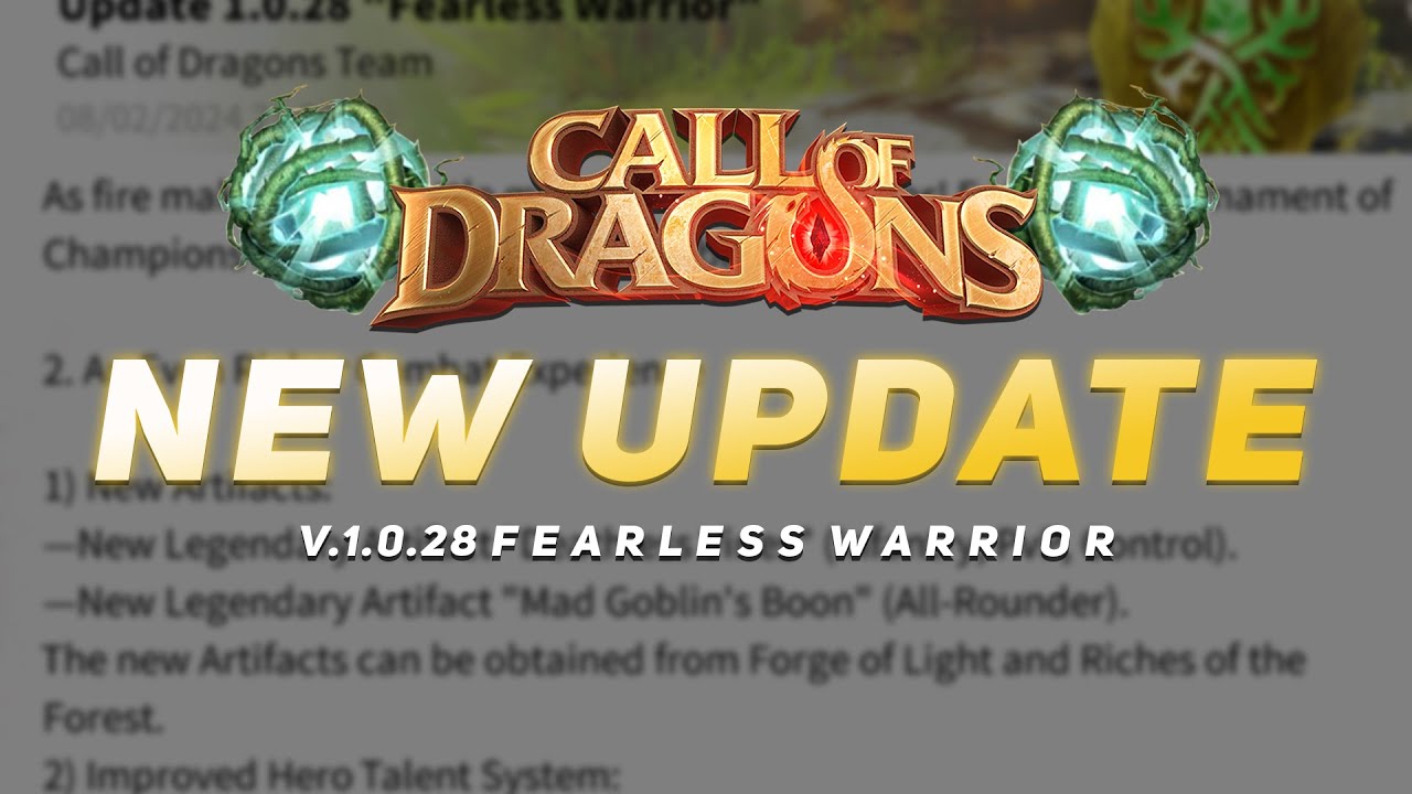 FULL 1.0.28 PATCHNOTES BREAKDOWN! ARTIFACTS, TOURNAMENT OF CHAMPIONS ...