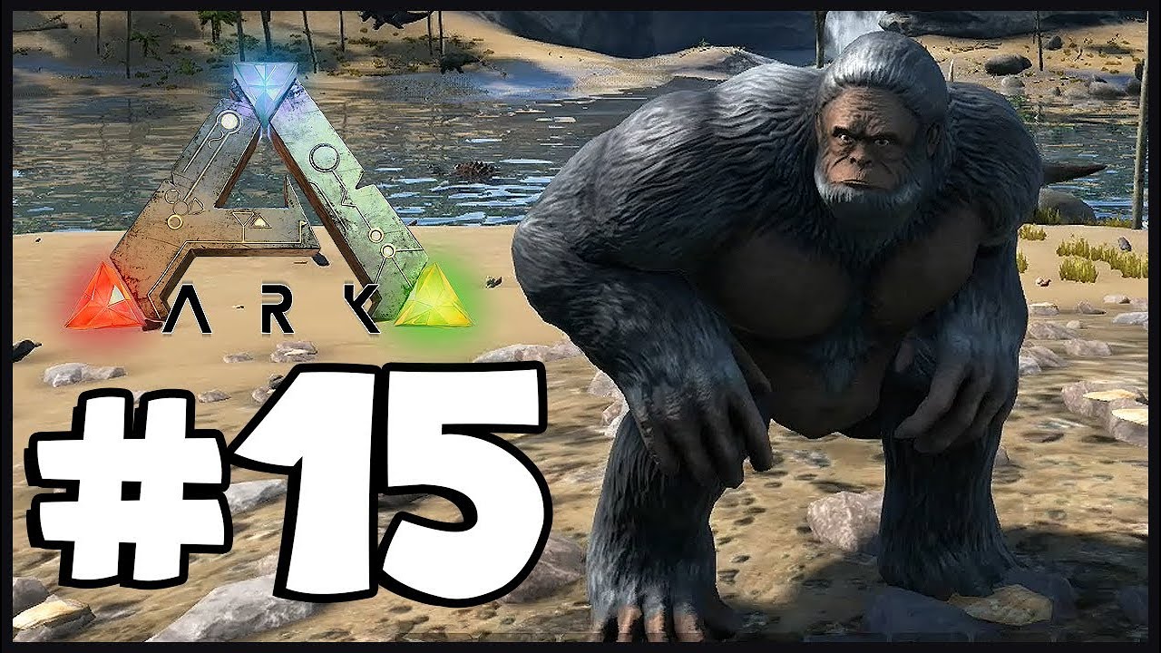 ARK----COMO TAMEAR UN GIGANTOPITHECUS (MONO MEDIANO) #15 🐵🐵 - YouTube