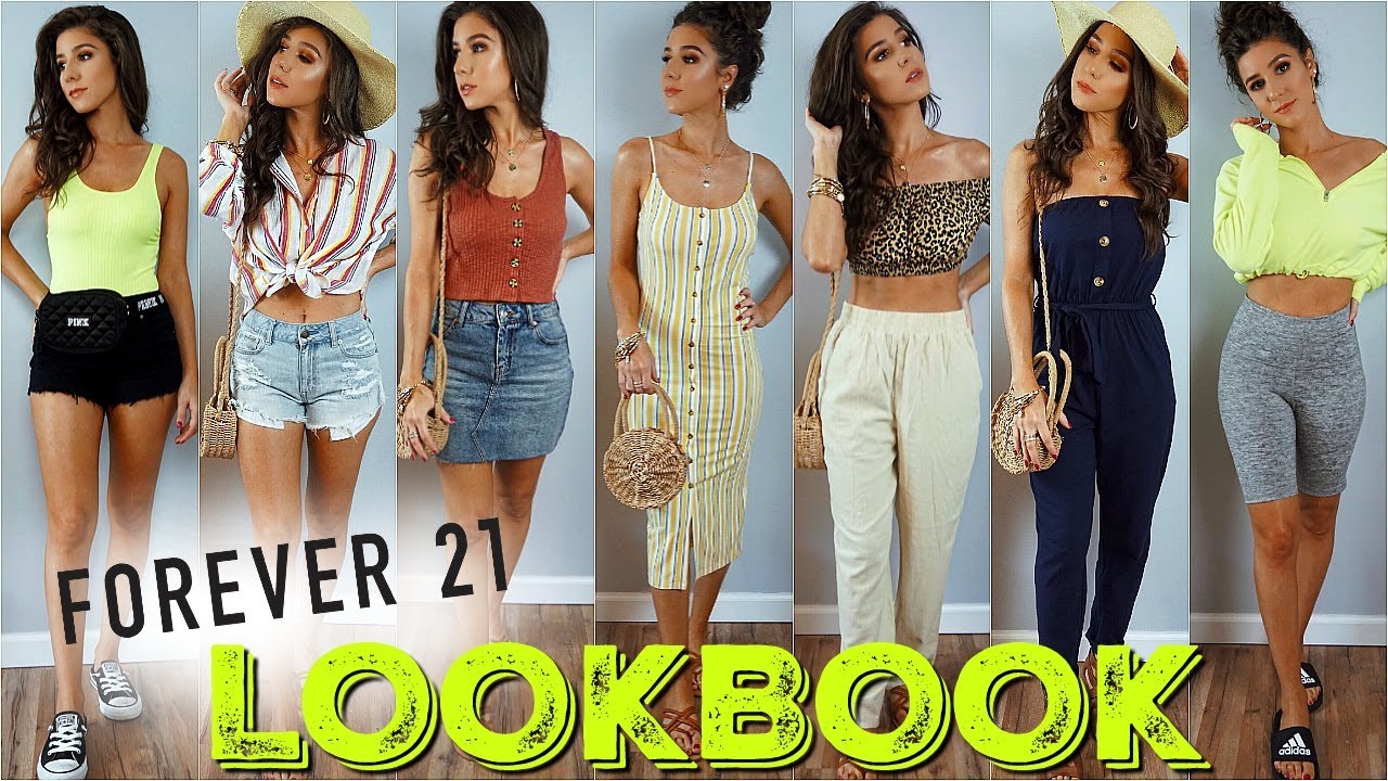 FOREVER 21 LOOKBOOK! | Summer TRY ON HAUL - YouTube