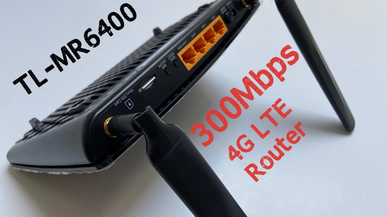 TP-LINK 4G Router TL-MR6400 - LTE 300Mbps | Wi-Fi 2.4GHz BGN | Show ...