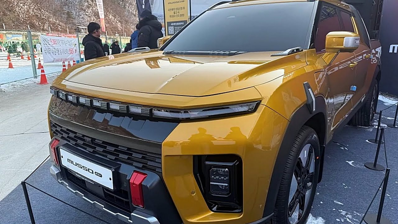 KG Mobility’s New Musso Sub-Brand: Electric & Gas Pickup Trucks for the ...