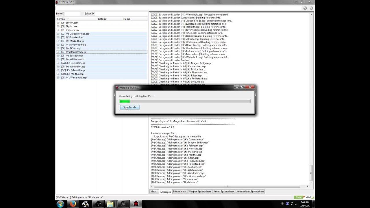 Merge Plugins Script - Merging with Mod Organizer - YouTube