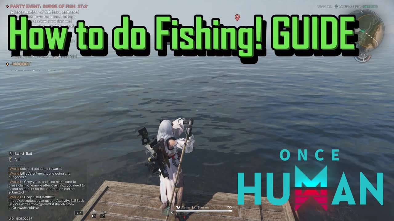 ONCE HUMAN l Fishing Event GUIDE - YouTube