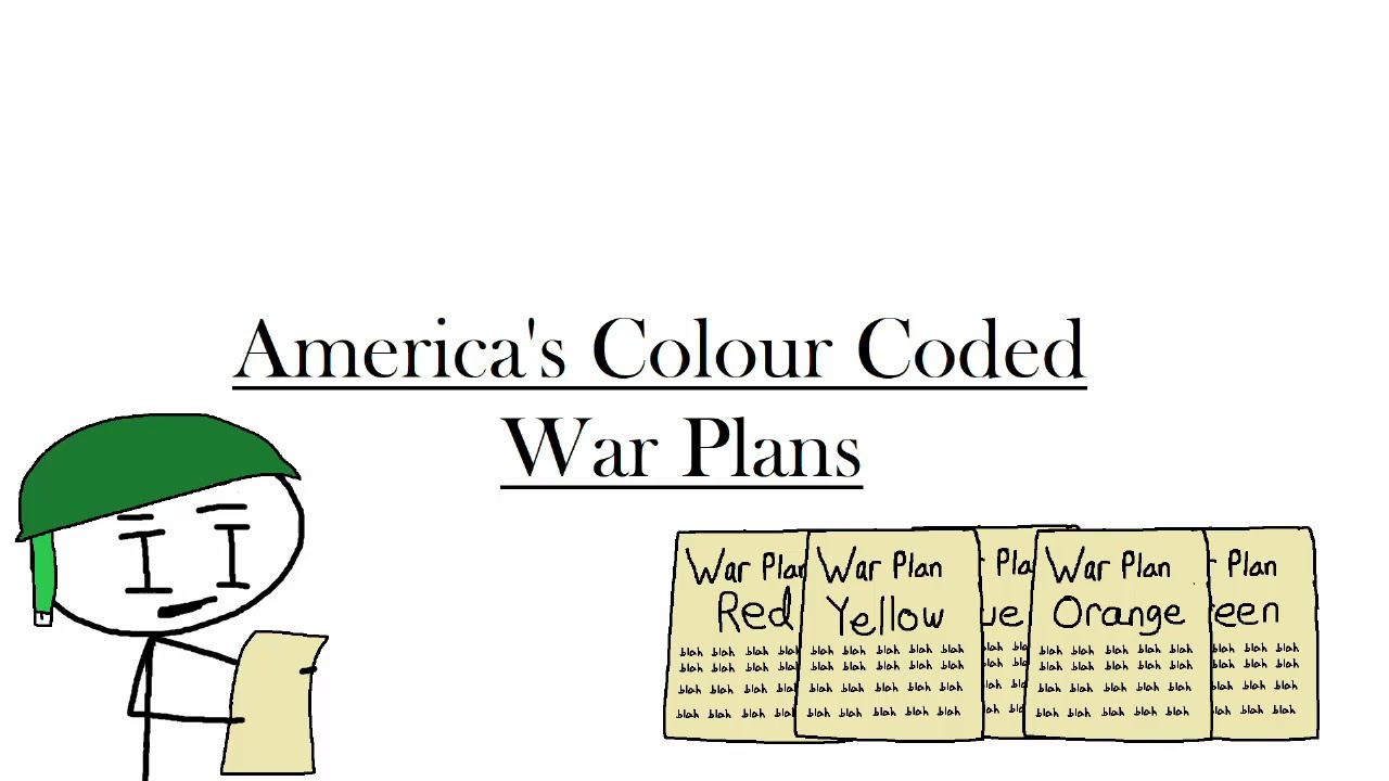 America s Various Colour Coded War Plans YouTube america-s-various-colour-coded-war-plans-youtube