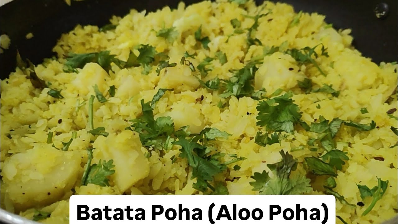Batata Poha (Aloo Poha)easy aloo poha recipe/batata poha kaise banaye ...