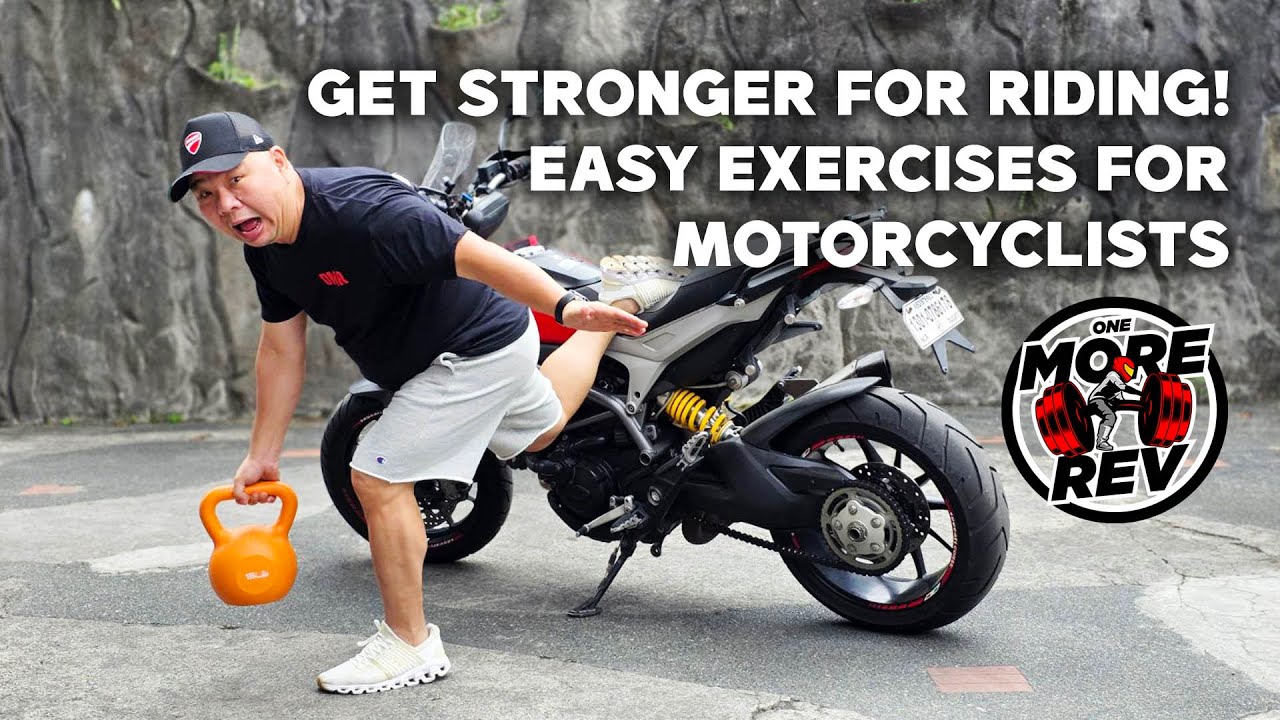 Easy Exercises to Boost Your Strength for Motorcycle Riding! - YouTube