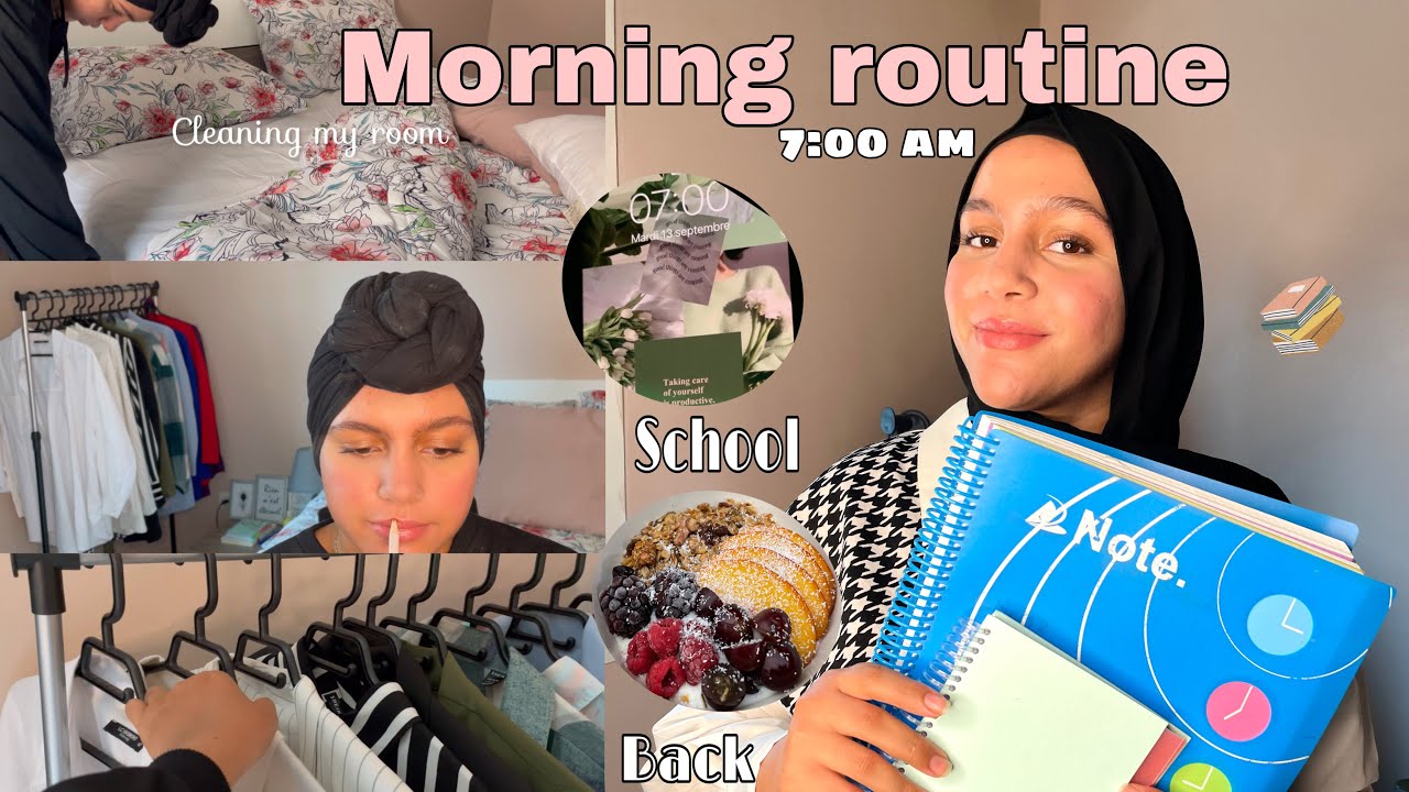 Back To School Morning Routine روتيني الصباحي للجامعة 📚 Youtube